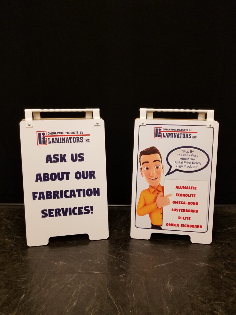Laminators A-Frame Signs - Laminators Inc.