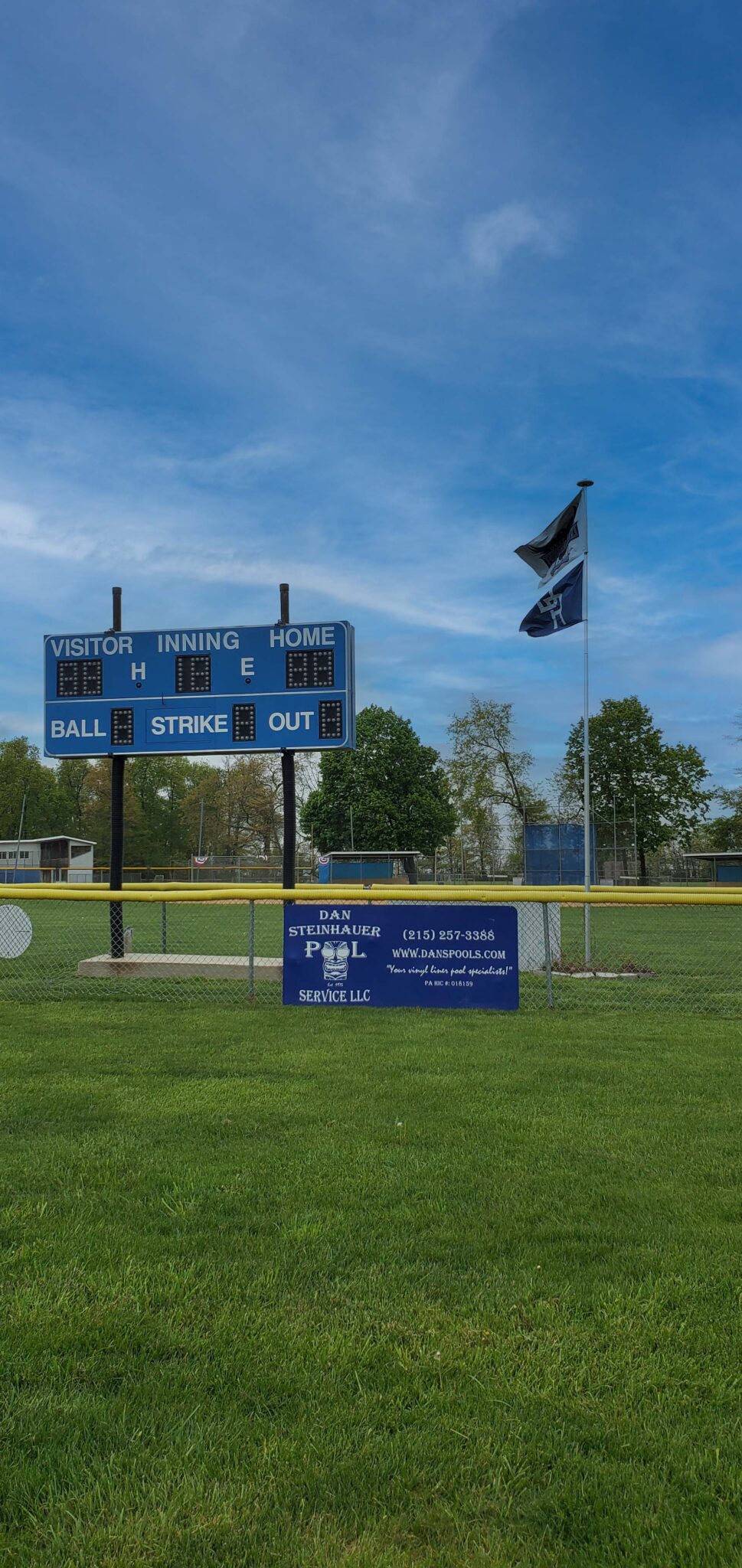 Deep Run Valley Sports Complex - Dan Steinhauer Pool Service Sign ...